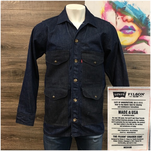 Filson | Jackets & Coats | Levis X Filson Cruiser Coat Denim Mackinaw ...